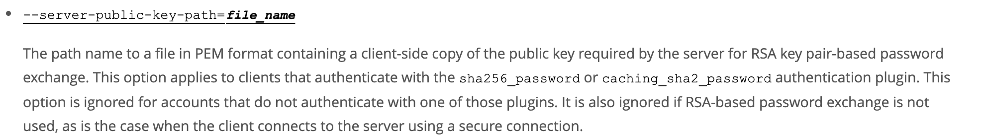 主从复制报错2061：Authentication plugin 'caching_sha2_password' reported error:Authentication require ...