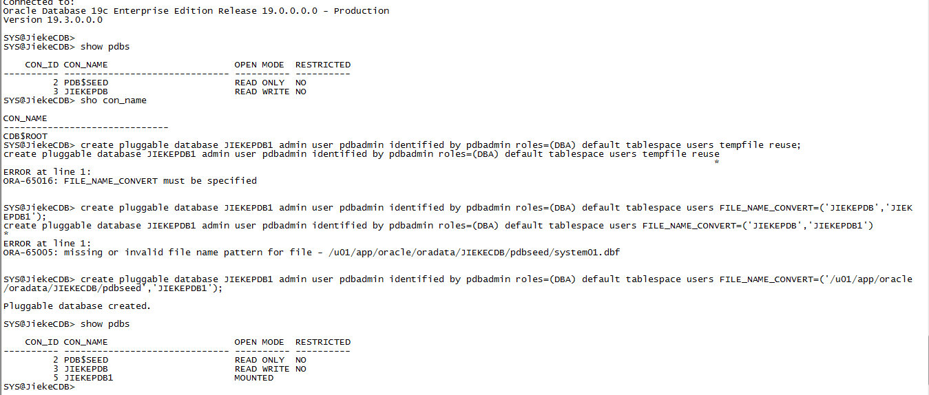 19C 学习笔记之多租户下直接连接到 PDB - 墨天轮