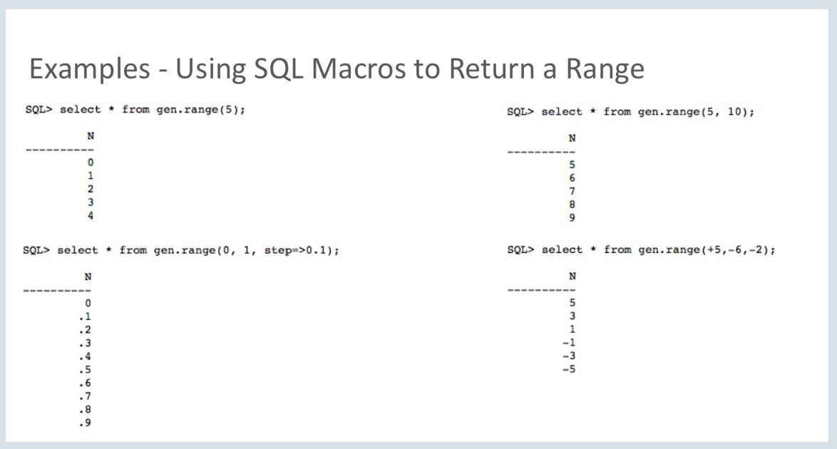 Oracle 20c 新特性详解：SQL Macro 宏 SCALAR / TABLE 模式带来的敏捷和便利 - 墨天轮