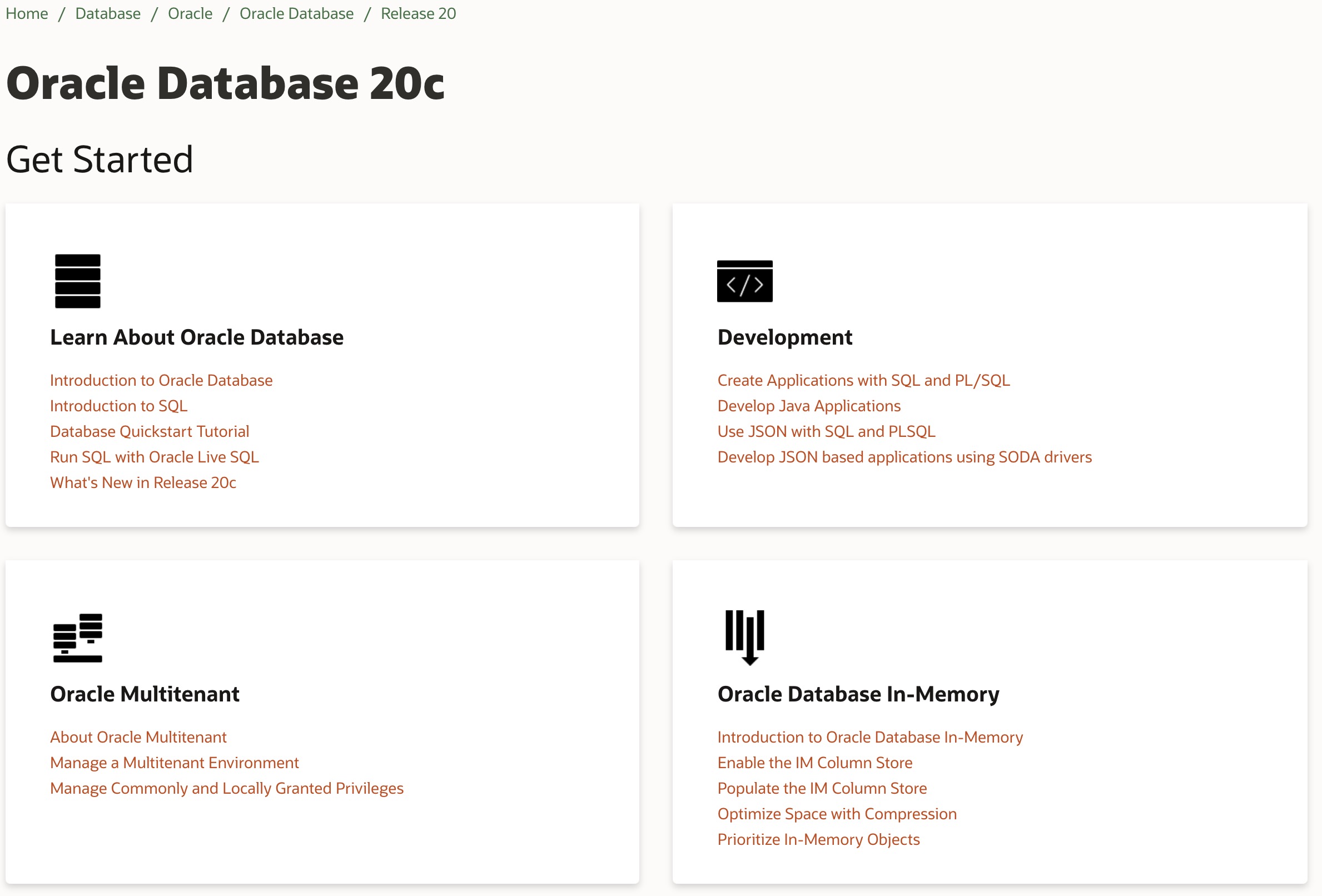 Oracle Database 20c 云上首发 官方文档全线提供下载 Oracle Life Mogdb 成为国产数据库第一品牌!