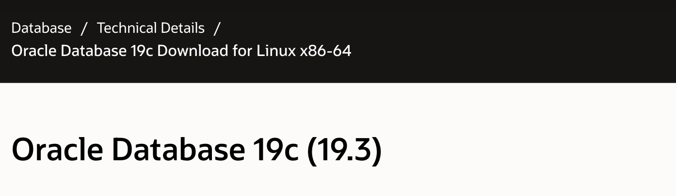 Oracle Database 19c - 19.3 for Linux X86-64 Download - 墨天轮资源