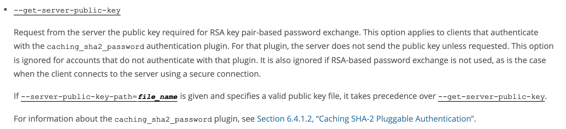 主从复制报错2061：Authentication plugin 'caching_sha2_password' reported error:Authentication require ...