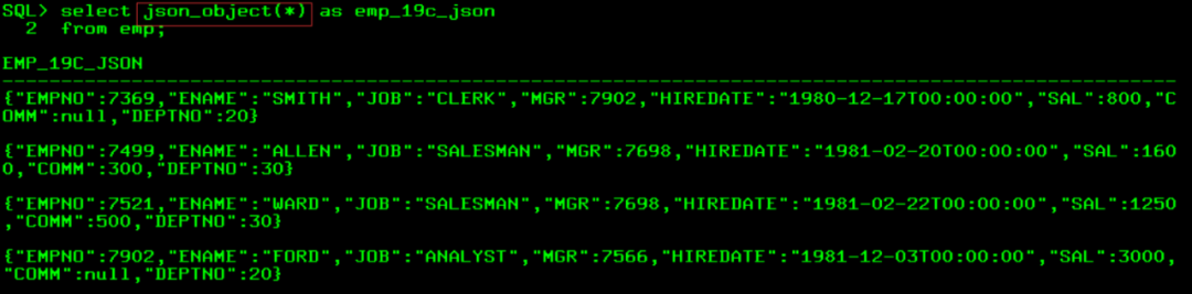 Oracle 19c让json如此简单 墨天轮