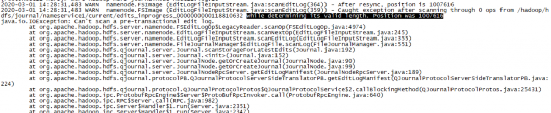 开源组件Hadoop之目录满导致的hdfs journalnode问题处理 - 墨天轮