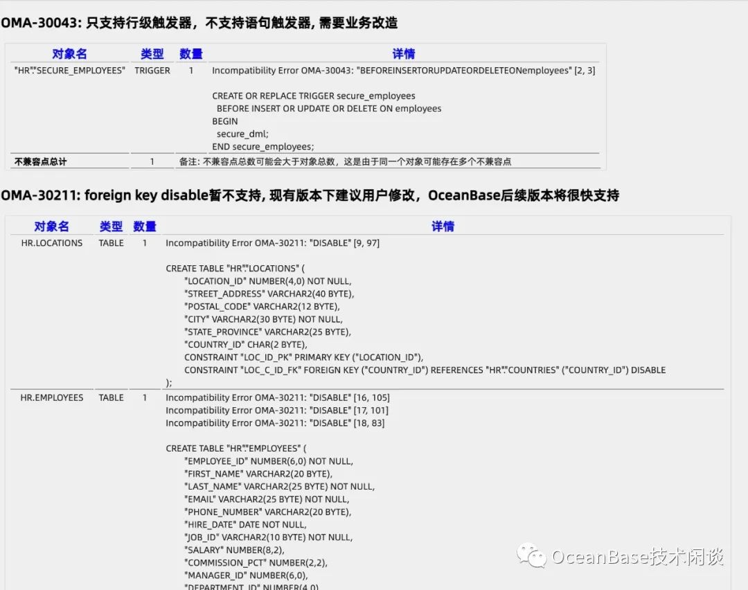 从ORACLE/ MySQL到OceanBase：ORACLE 兼容性评估 - 墨天轮