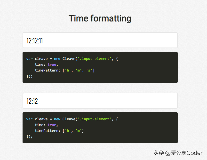 Web表单开发之实时格式化显示——Cleave.js - 墨天轮