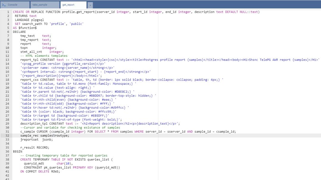 PG AWR工具推介说明 - 墨天轮