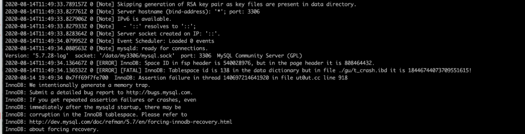 MySQL 表损坏修复 - 墨天轮